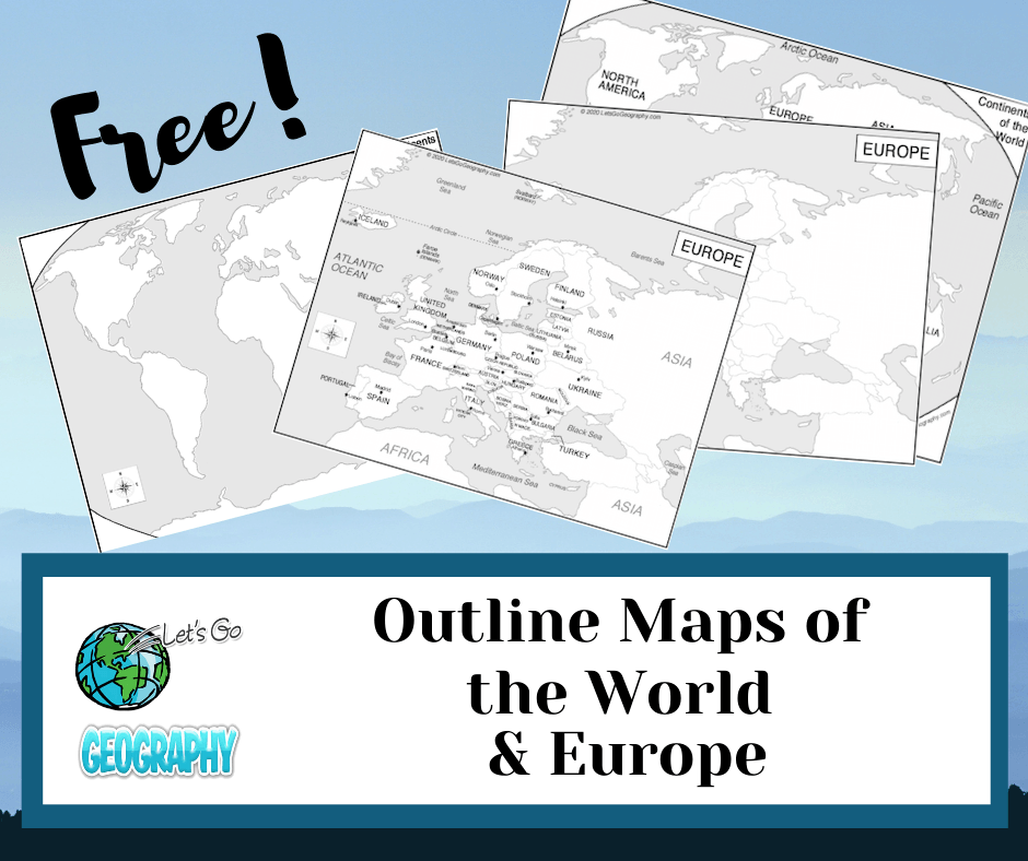 Need An Awesome Blank Map of the World? It's Here! | Lets Go Geography